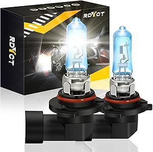 RDYCT 9012 HIR2 Halogen Bulb Super Bright Warm White High Low Beam Headlight Bulbs 12V 55W 5500K ...
