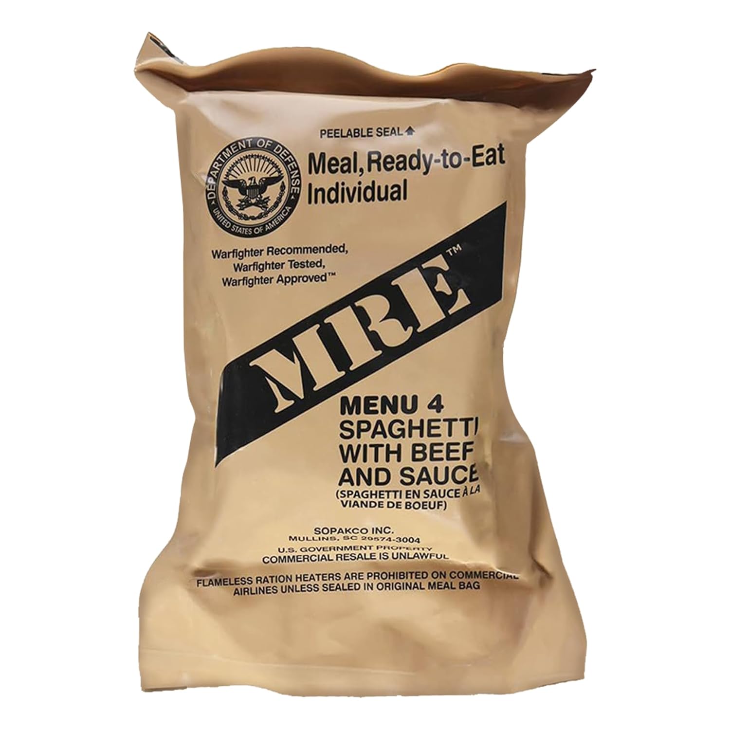 Amazon.com: Nutrient-Rich MREs - Portable Food Survival Meals - Long ...