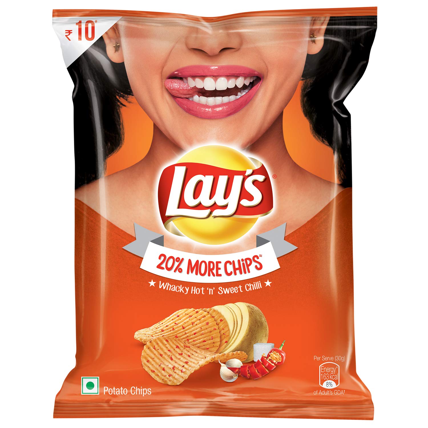 Lays Hot and Sweet Chilli Potato Chips, 25g : Amazon.in: Grocery ...