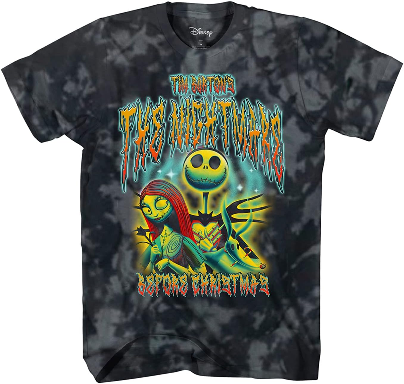 Amazon.com: Disney Mens Jack Skellington Shirt - The Nightmare Before ...