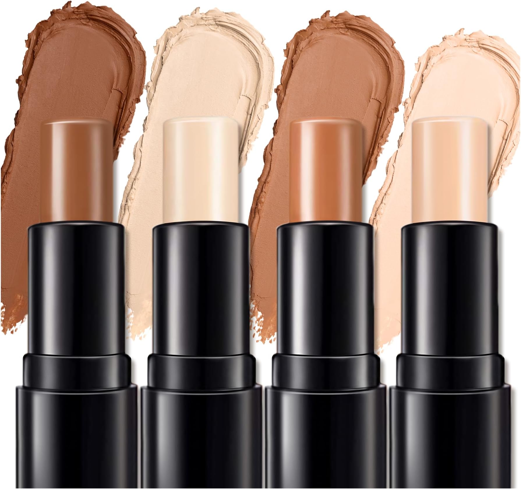 Amazon.com: Contour Stick, 2Pcs Dual-Ended Highlighter Makeup Pen ...