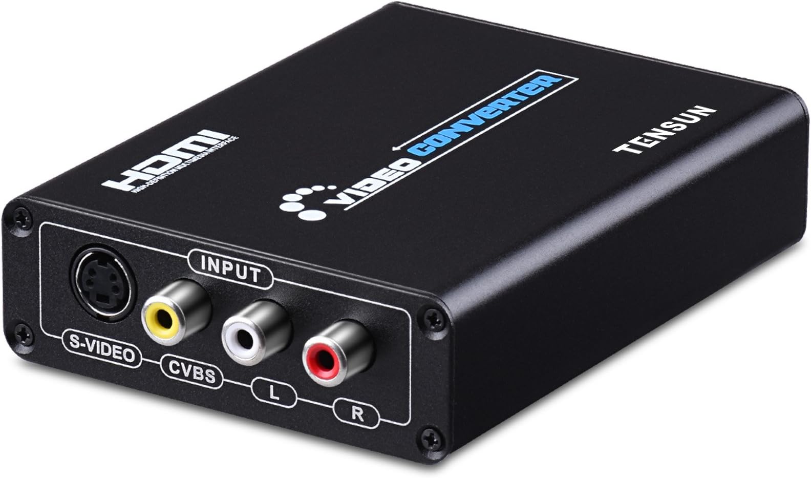 Amazon.com: UHD 4K Composite S-Video RCA AV to HDMI Converter Upscaler ...