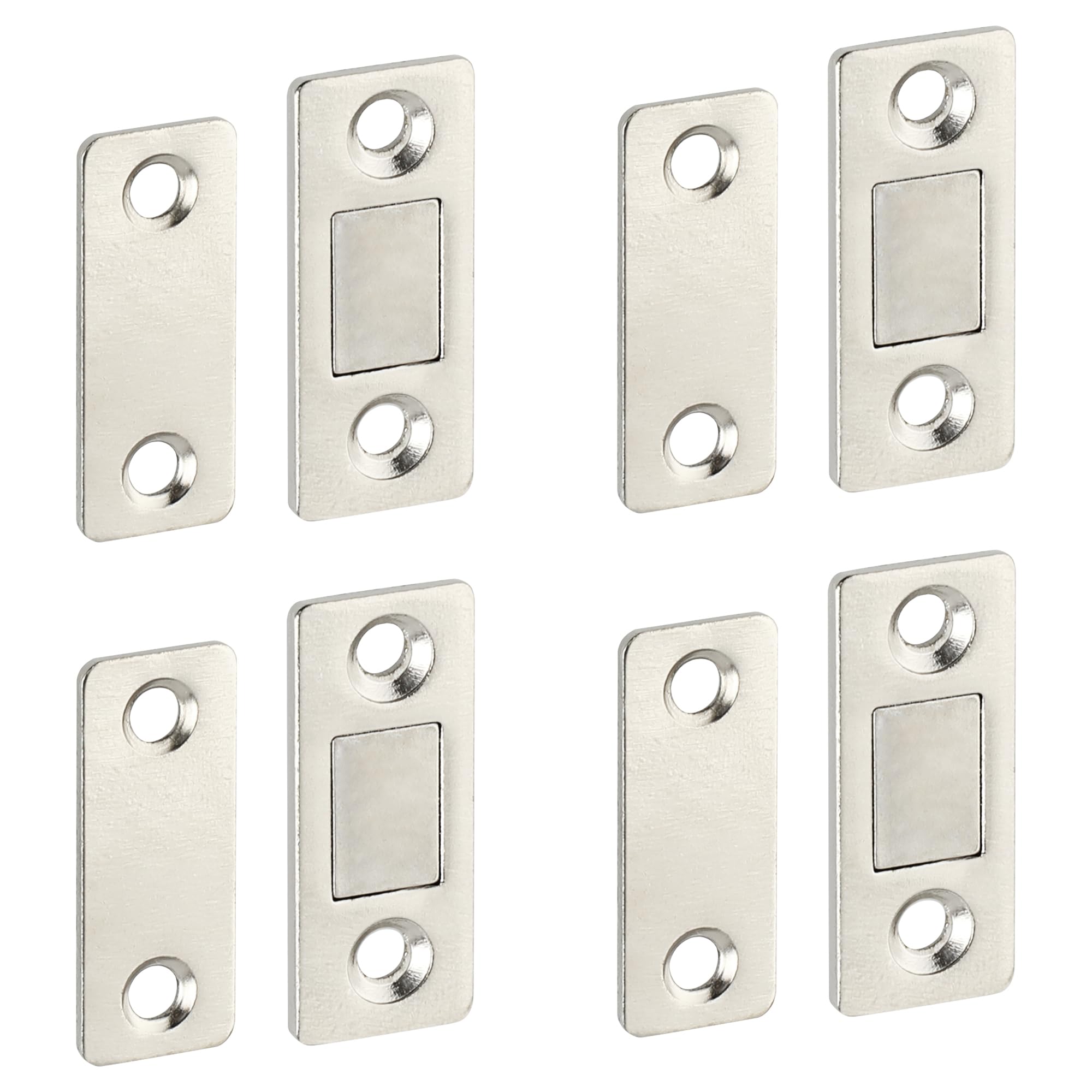 Snapklik.com : Cabinet Magnetic Catch 4 Pack,Ultra Thin Stainless Steel ...