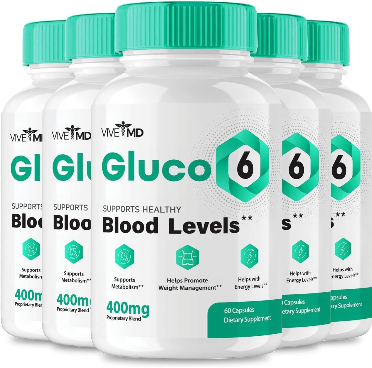 Amazon.com: VIVE MD Gluco 6 Capsules - Official Formula - Gluco6 ...
