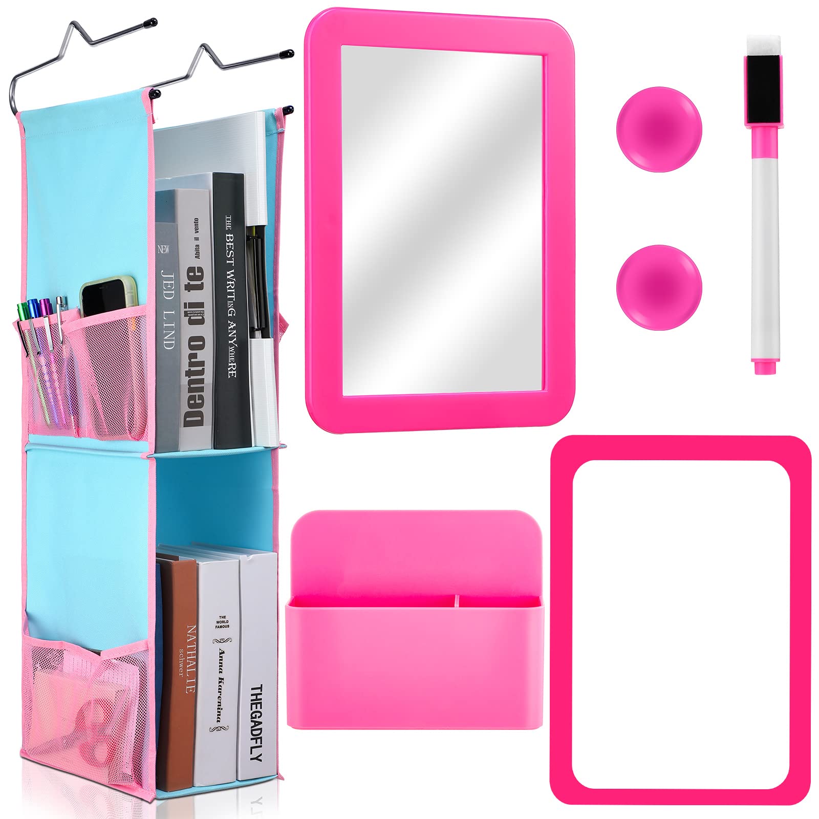 Amazon.com: Yulejo 2 Shelf Hanging Locker Organizer for School Gym Work ...