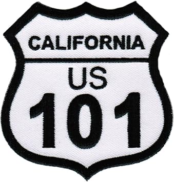 Amazon.com: California Highway 101 Embroidered Patch Interstate Iron-On ...
