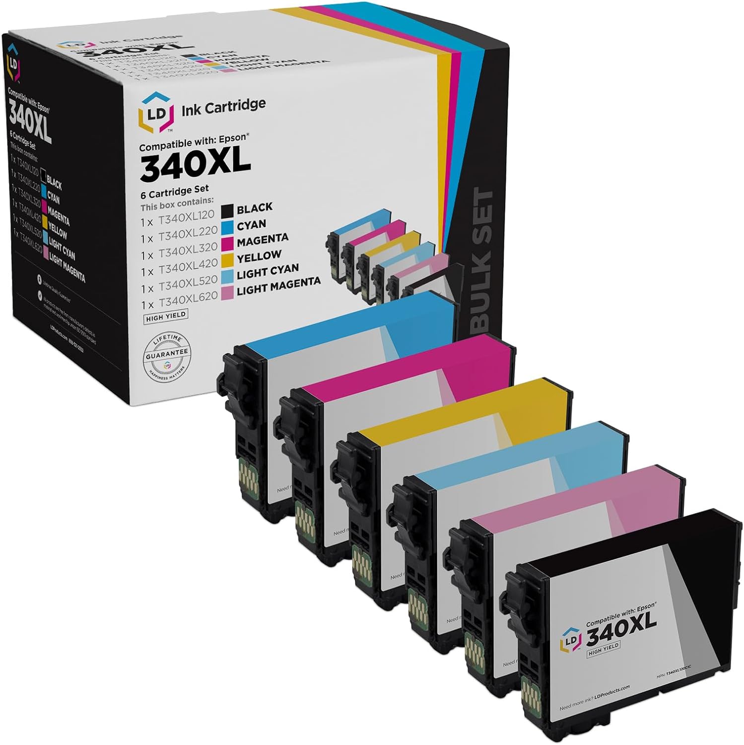 Amazon.com: LD Products Remanufactured Ink Cartridge Replacements ...