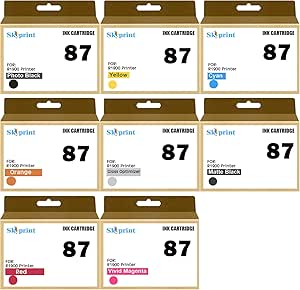 Amazon.com: SkyPrint 8 Pack 87 Ink Cartridges Replacement for Stylus ...