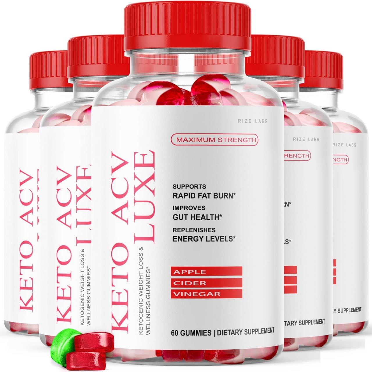 Amazon.com: (5 Pack) Keto Luxe ACV Gummies - Keto ACV Luxe Gummies Men Women Max Strength Keto ...