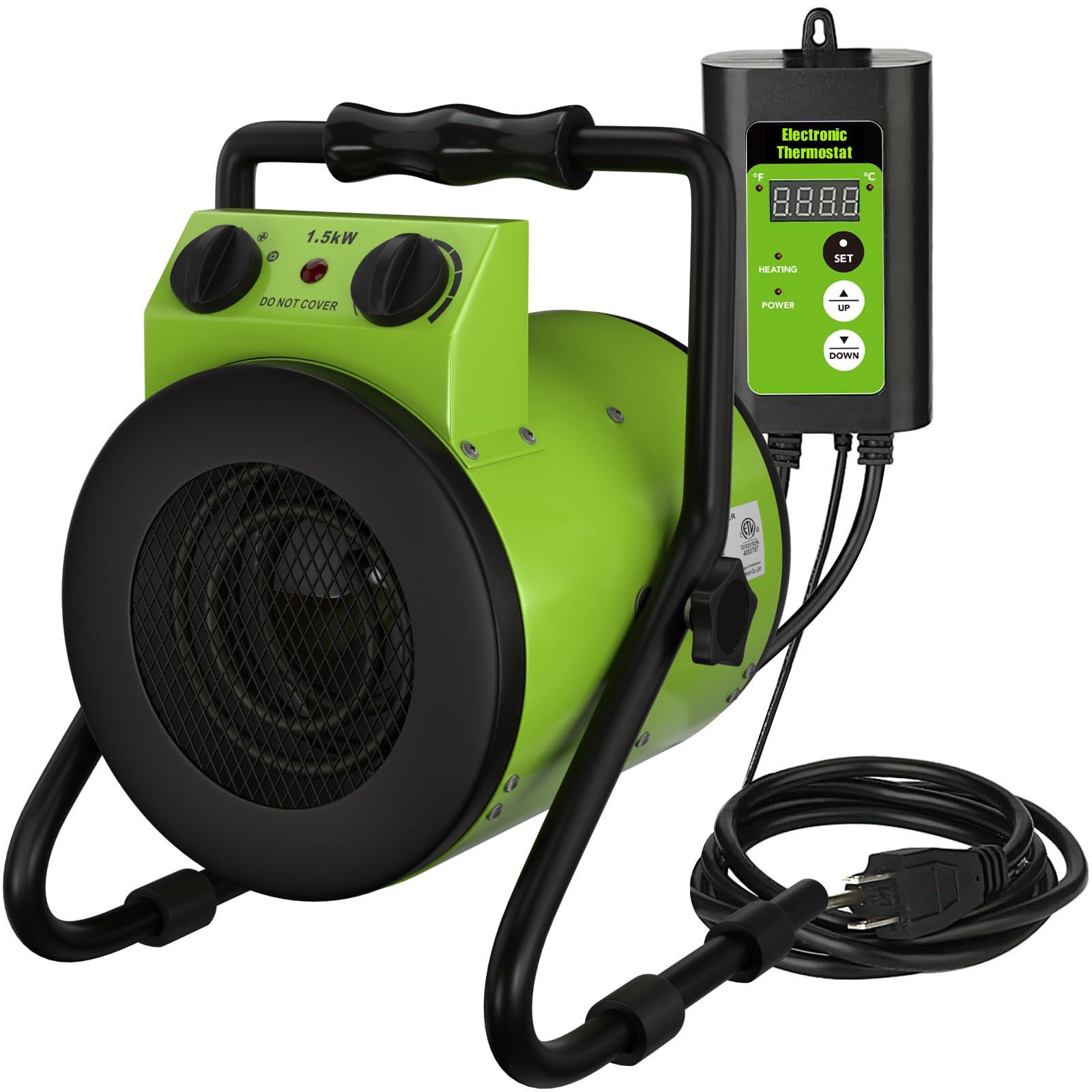 Amazon.com: Gardtech Greenhouse Heater with Digital Thermostat, 1500W ...