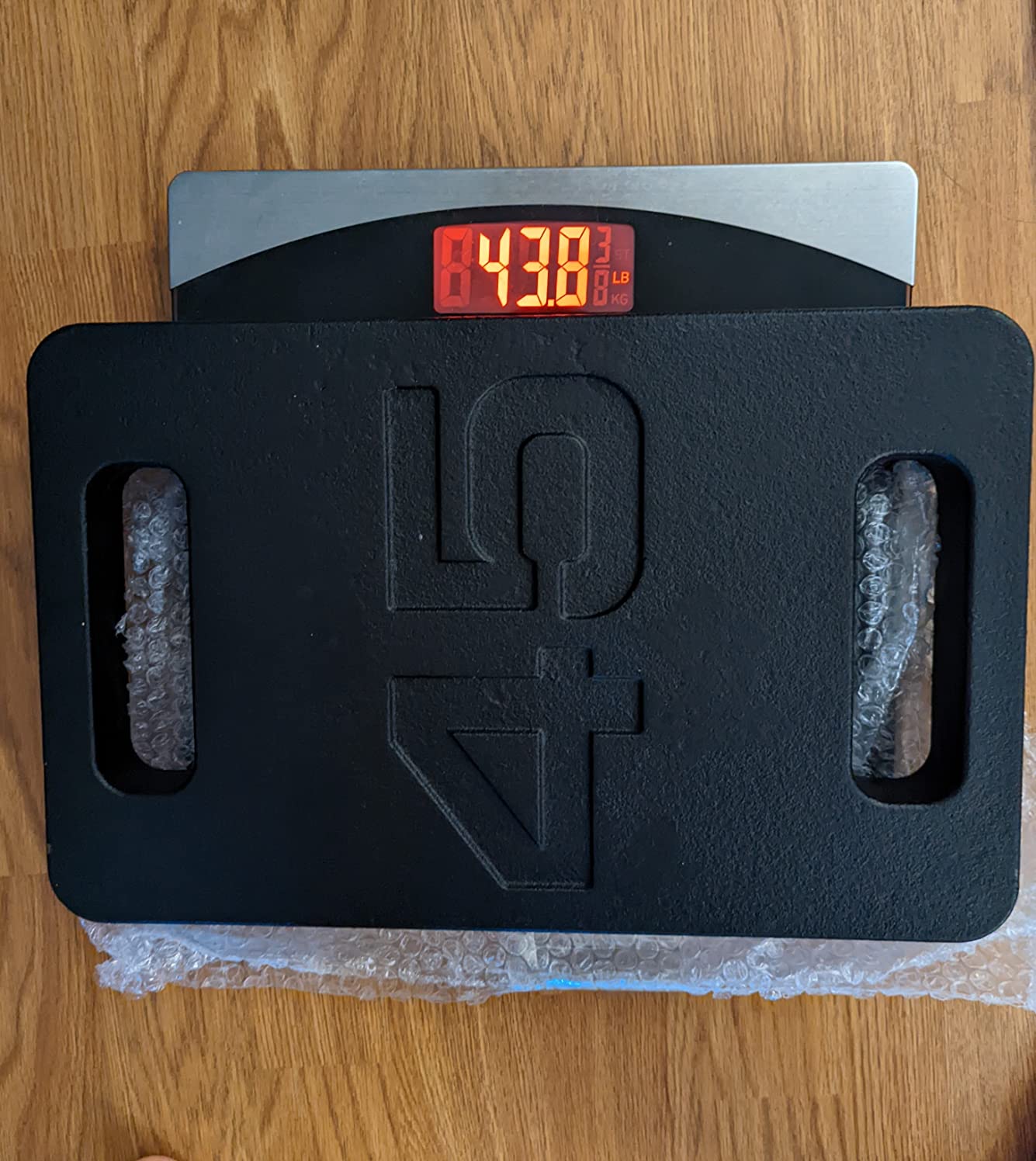 Amazon.com : Signature Fitness Cast Iron Ruck Plate, Weighted Plate for ...