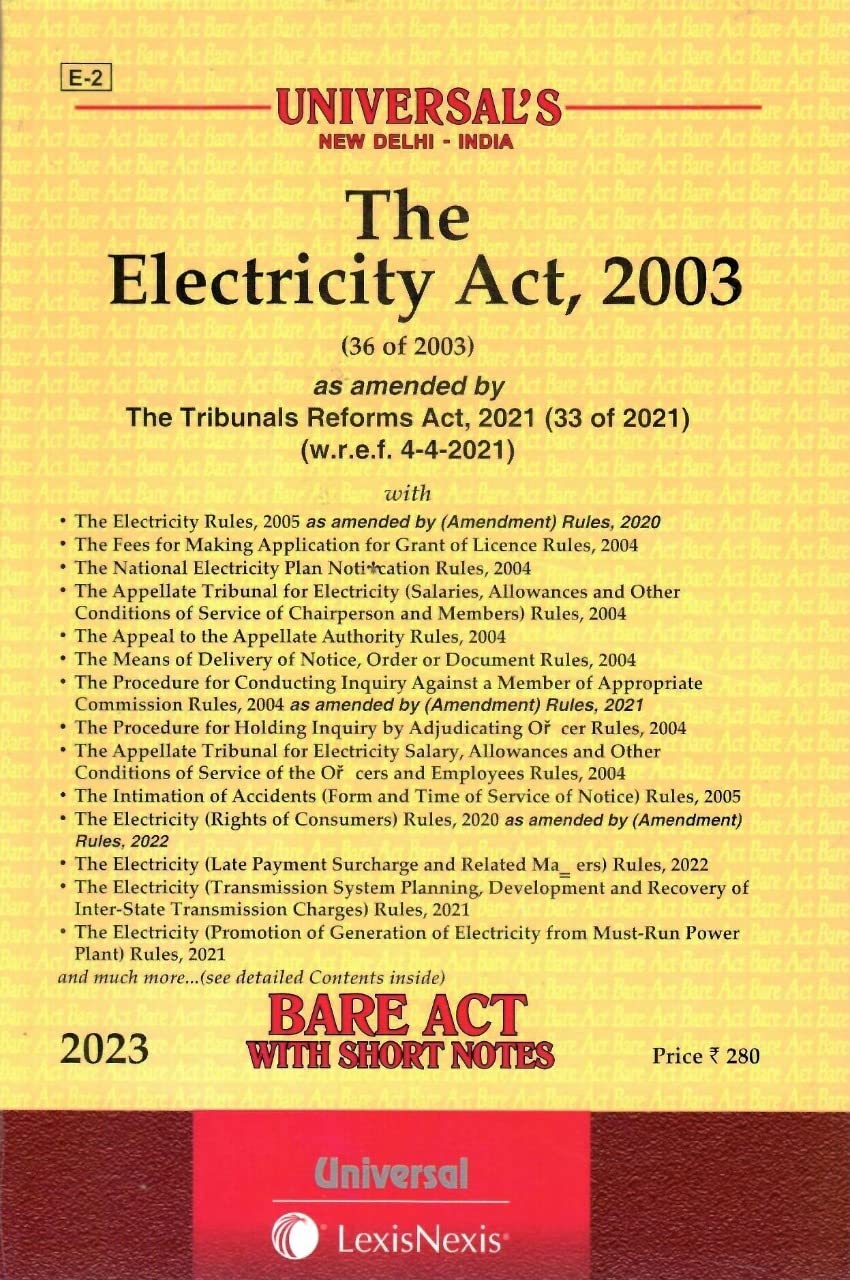 Buy The Electricity Act, 2003 Book Online at Low Prices in India | The ...