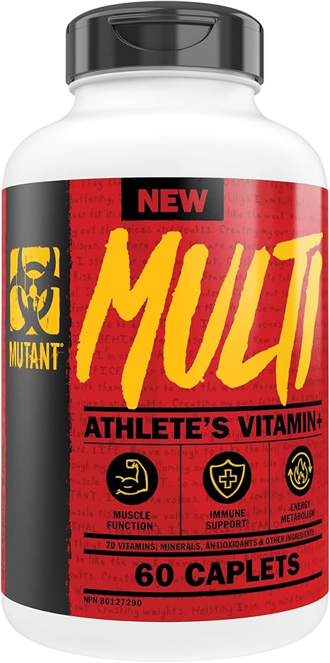 Mutant Men's Multivitamin with 70 Nutrients for Athletes
