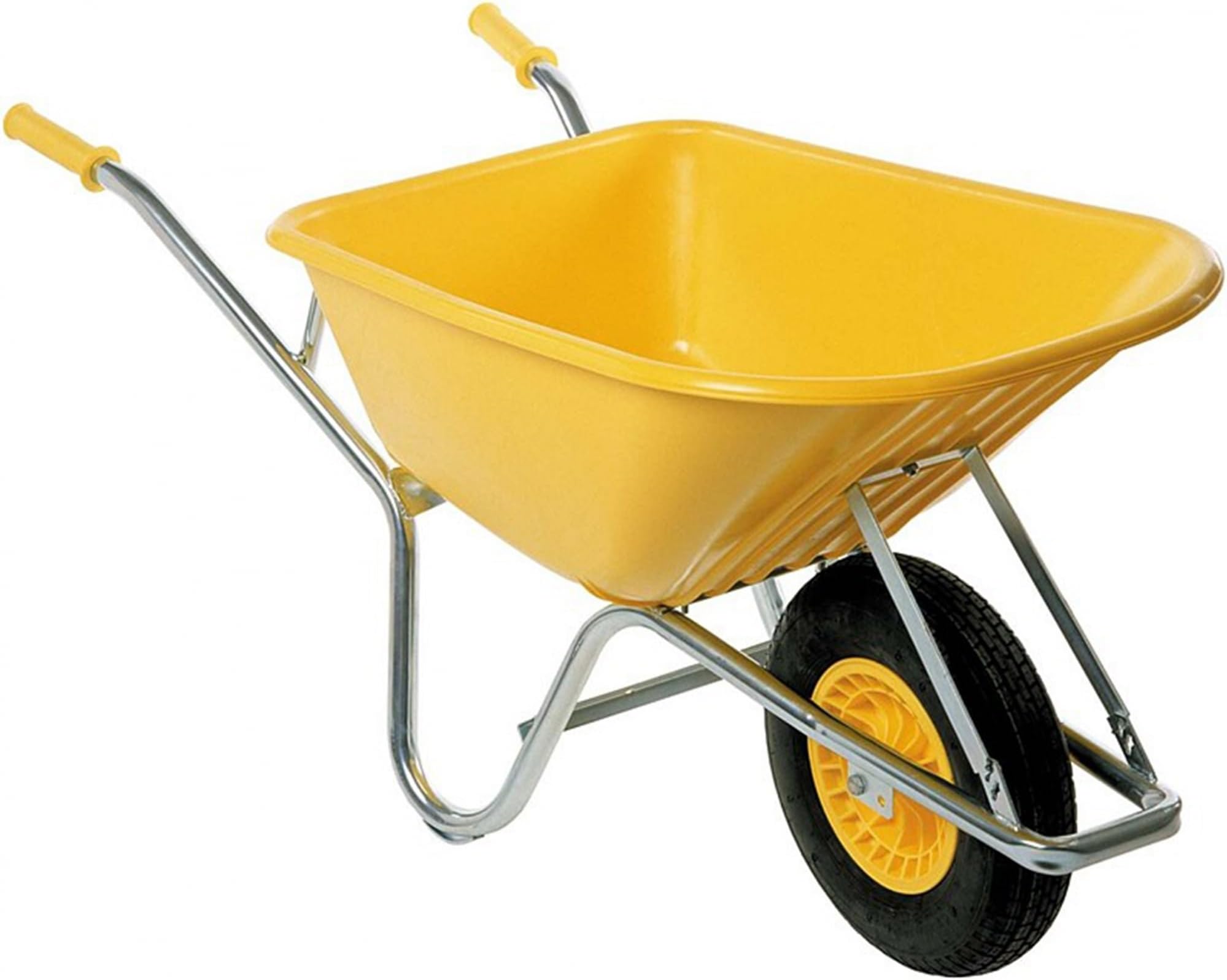 FORT Site Shifter 500 Heavy Duty Wheelbarrow Yellow : Amazon.co.uk ...