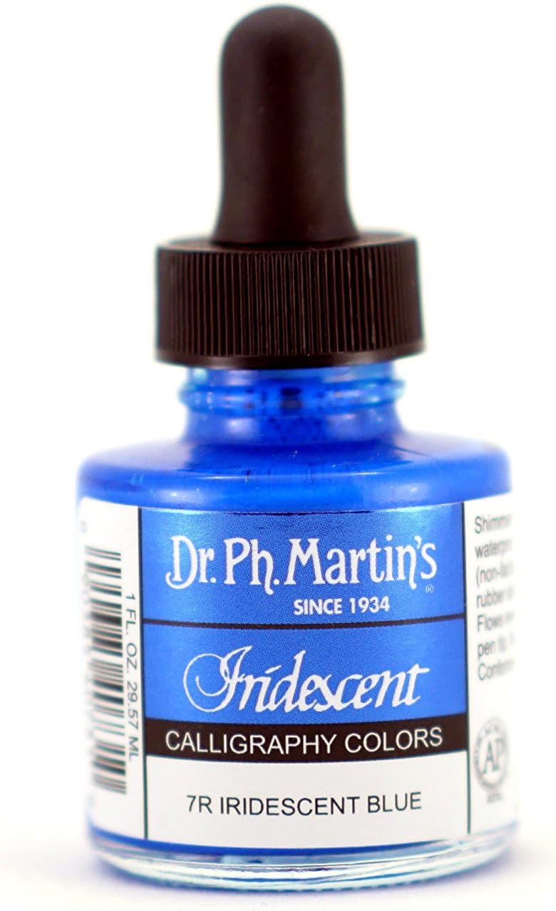Amazon.com: Dr. Ph. Martin's Iridescent Calligraphy Color (6R) Ink ...