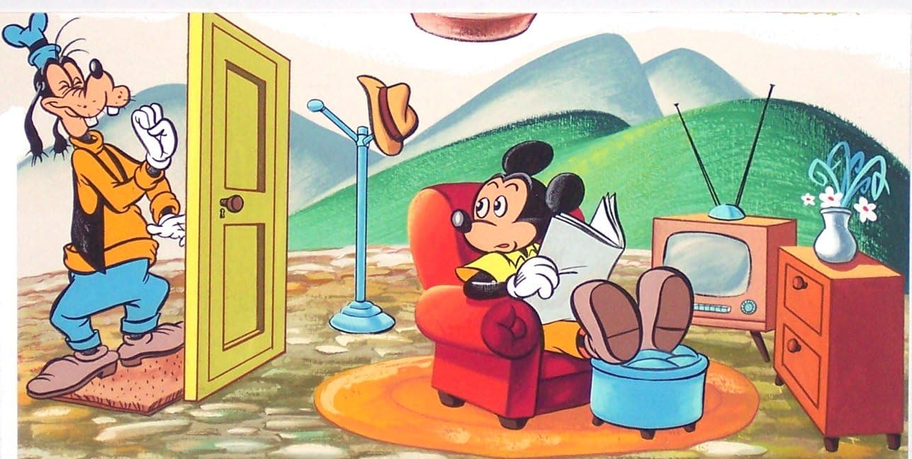 Mickey Mouse and Goofy - Walt Disney Original Artwork at Amazon's ...