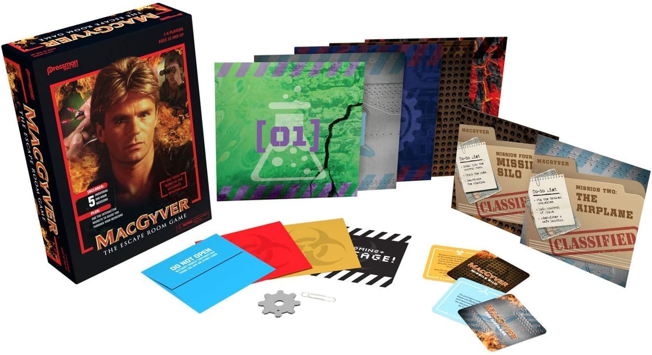 HomeschoolWithBoardGames: MacGyver The Escape Room Game – The Mommies ...