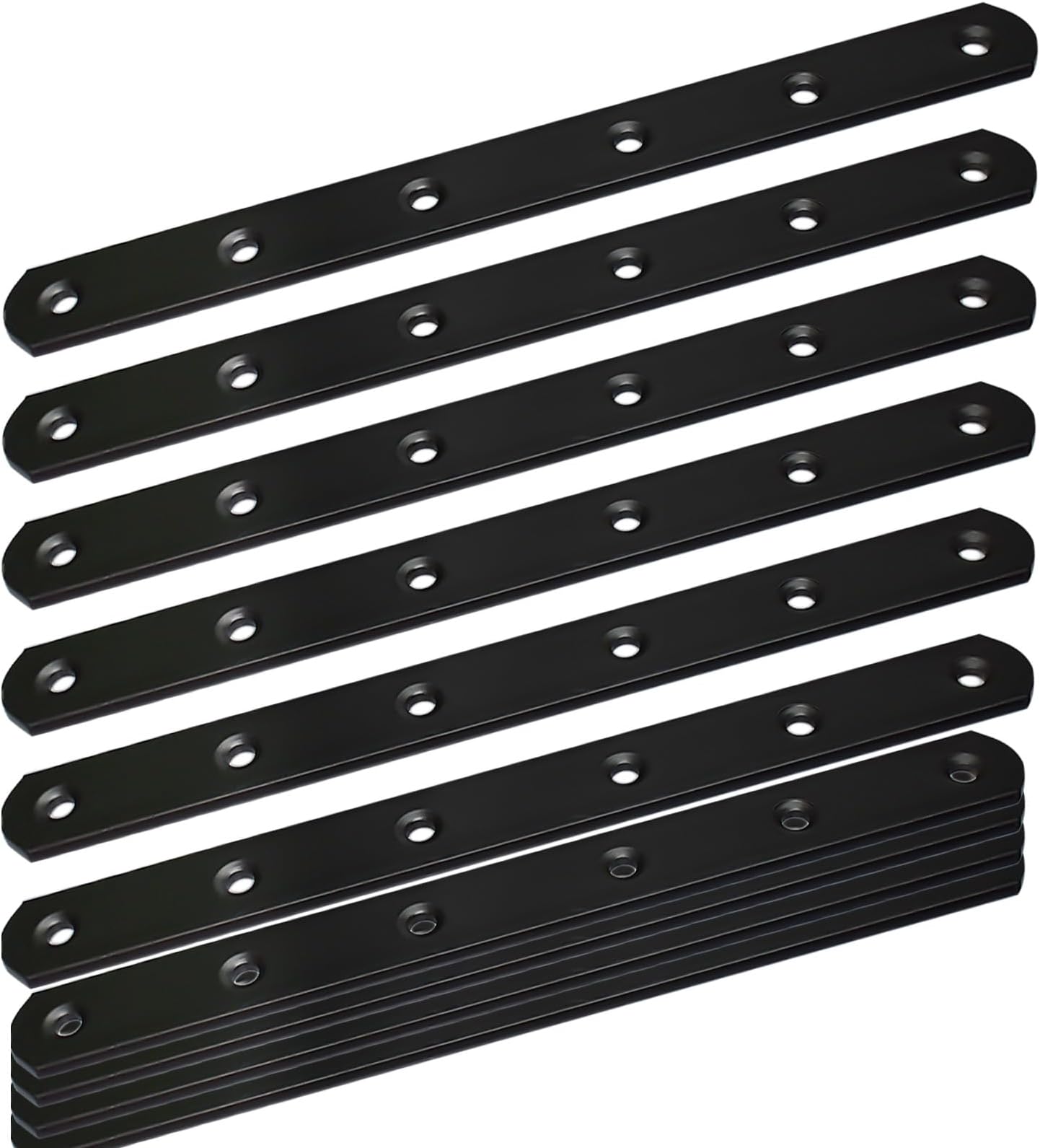 Amazon.com: 12Pack Straight Brackets Black, 8Inch 200MM Mending Plate ...