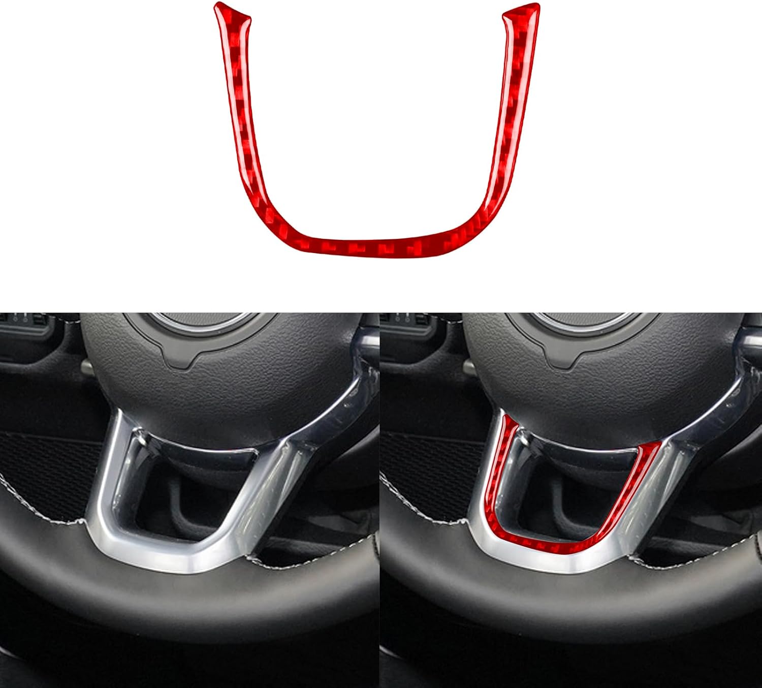 Amazon.com: Real Premium 3K 3D Effect Soft Carbon Fiber Interior Car ...