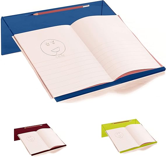 Playlearn Blue Acrylic Ergonomic Writing Slope, Fully Transparent ...