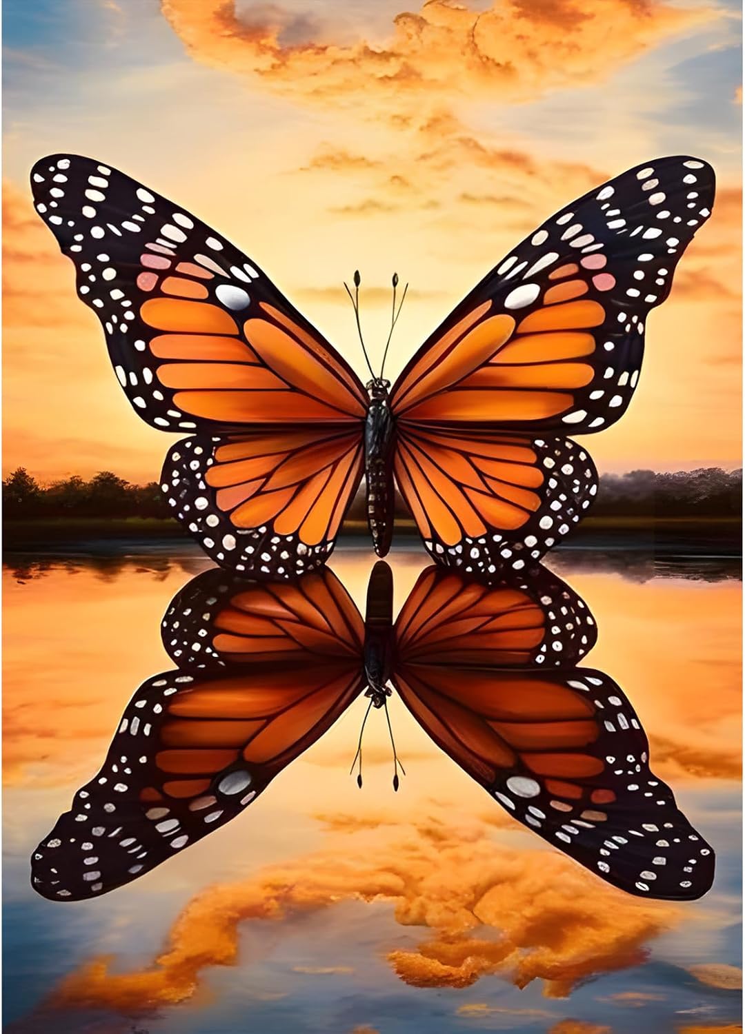 Amazon.com: GDYEEH DIY 5D Butterfly Diamond Art Painting Kit ...