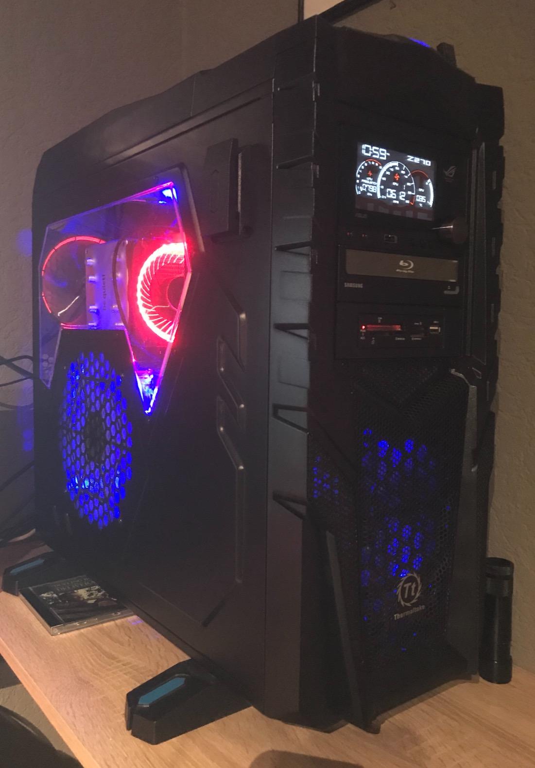 Asus ROG Front Base - Dual-Bay Gaming Panel - Blac: Amazon.de: Computer ...