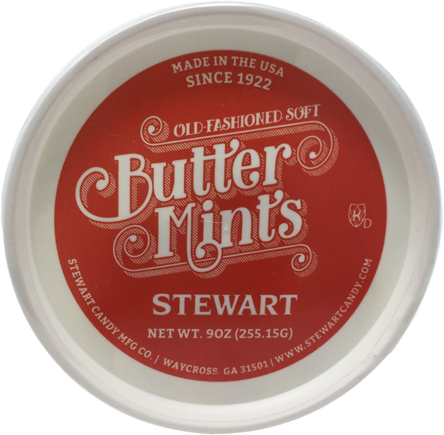 Amazon.com: Stewart Candy Company Old Fashioned Soft Butter Mints, 9 oz ...