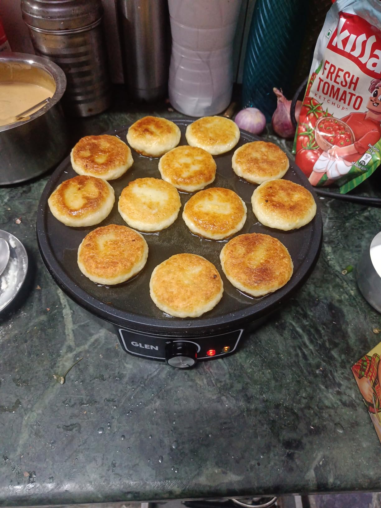 Glen Electric Dosa Maker Machine makes Dosa, Chilla, Pancakes, Crepes ...