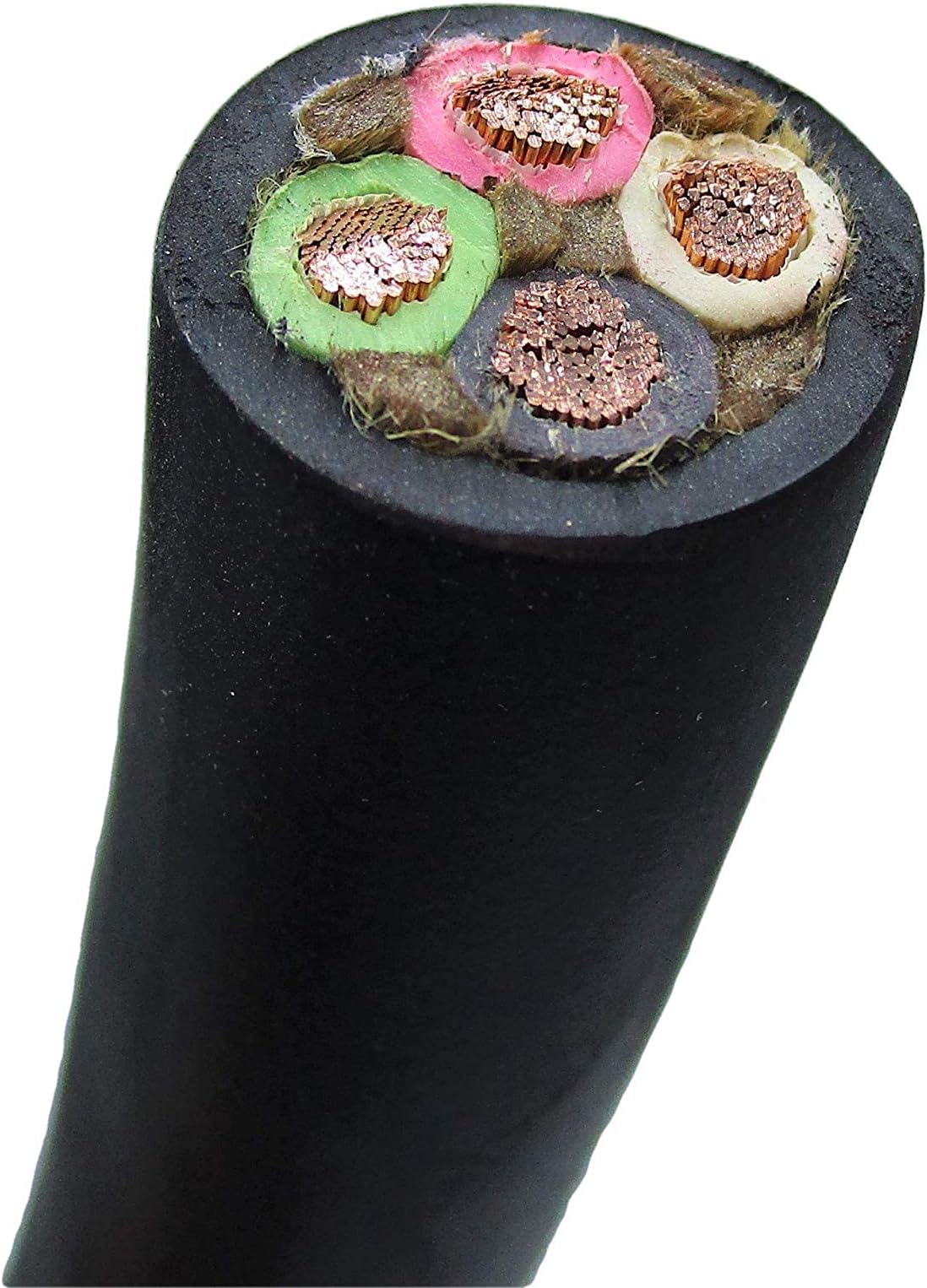 25' 6/4 SOOW Wire Cord Cable Portable Power 6 Gauge 4 Conductor. c ...