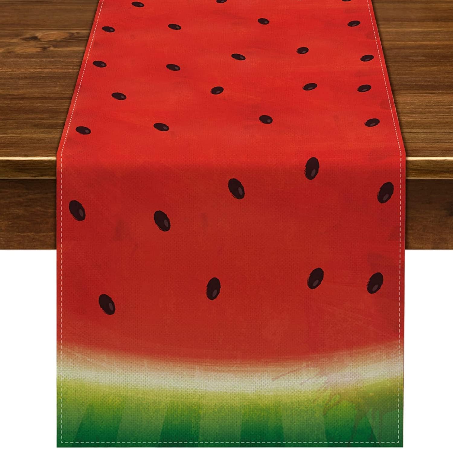 Amazon.com: Nepnuser Watermelon Table Runner 90 Inches Long Summer ...