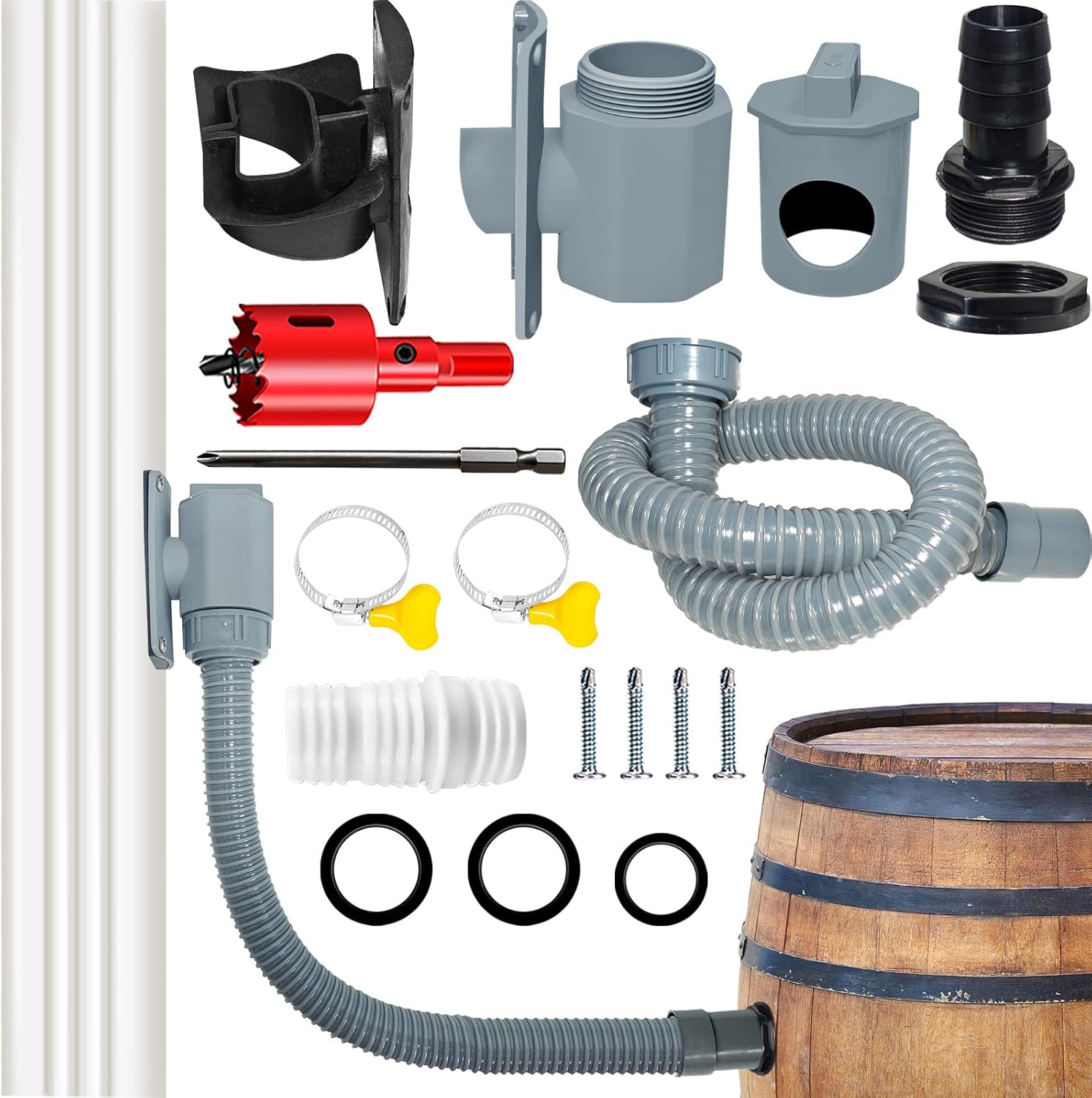 Rain Barrel Diverter Kit, Rainwater Collection Oman | Ubuy