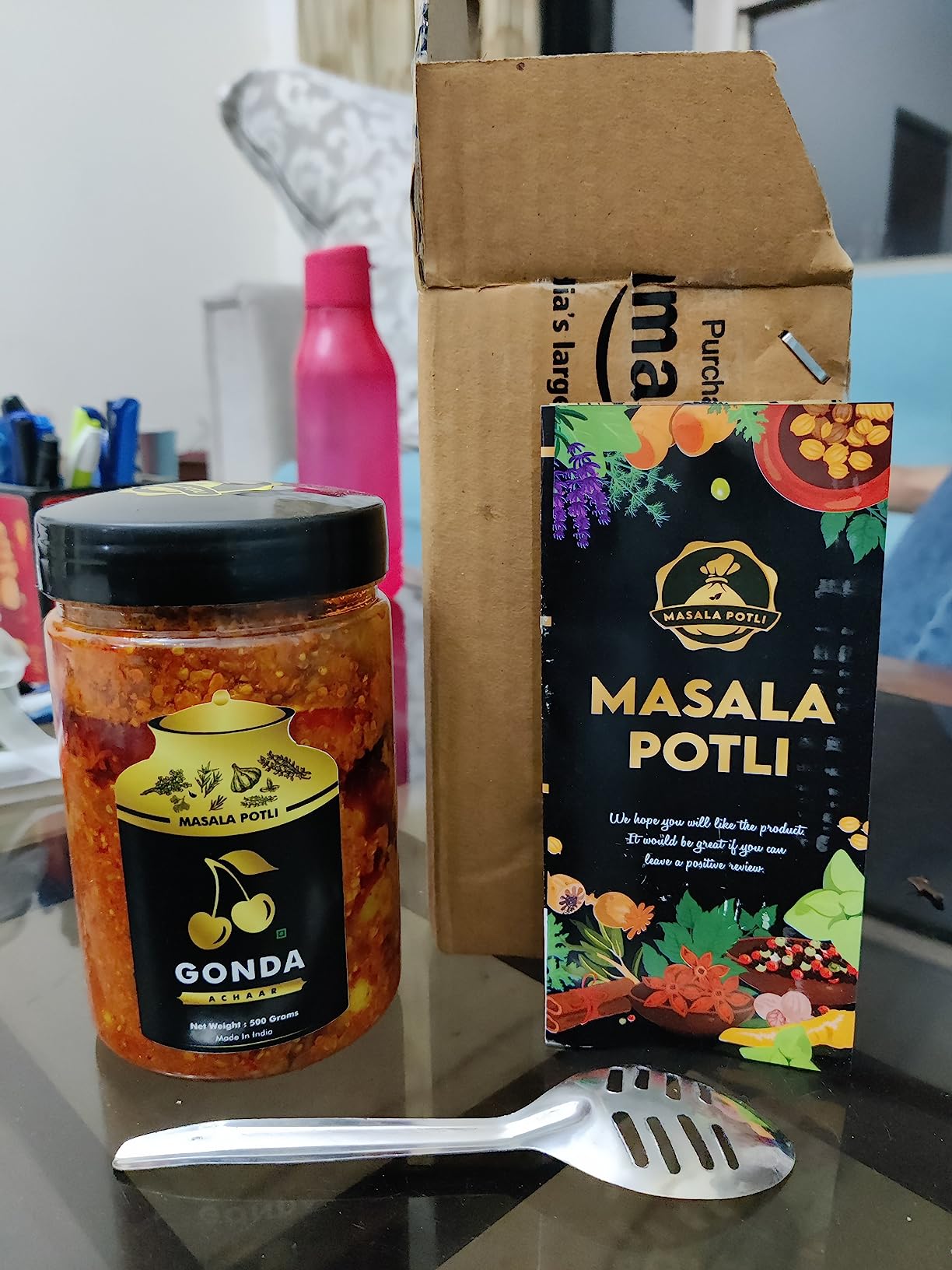 MASALA POTLI Homemade Rajasthani Spicy & Tangy Kair Sangri Achaar ...