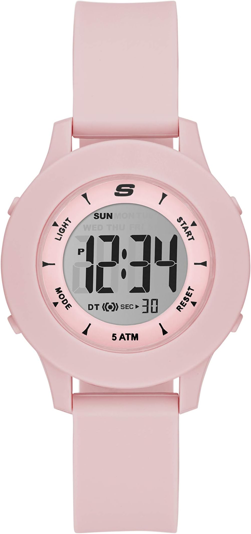 Cloe Reloj Digital Dama Informal Correa De Silicona Textura OE2219 ...