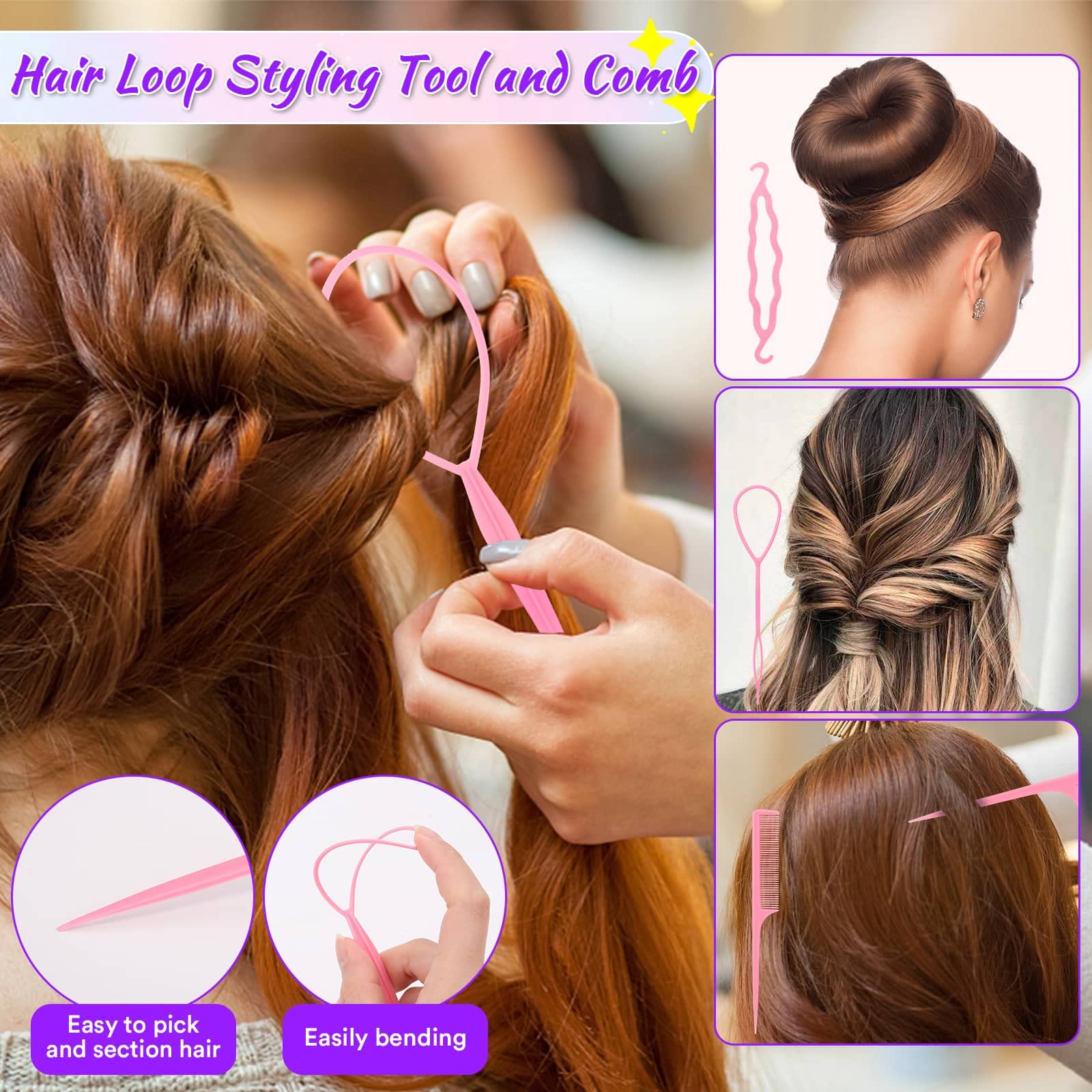 Snapklik.com : 3000Pcs 28 Colors Hair Rubber Bands For Hair, Small ...