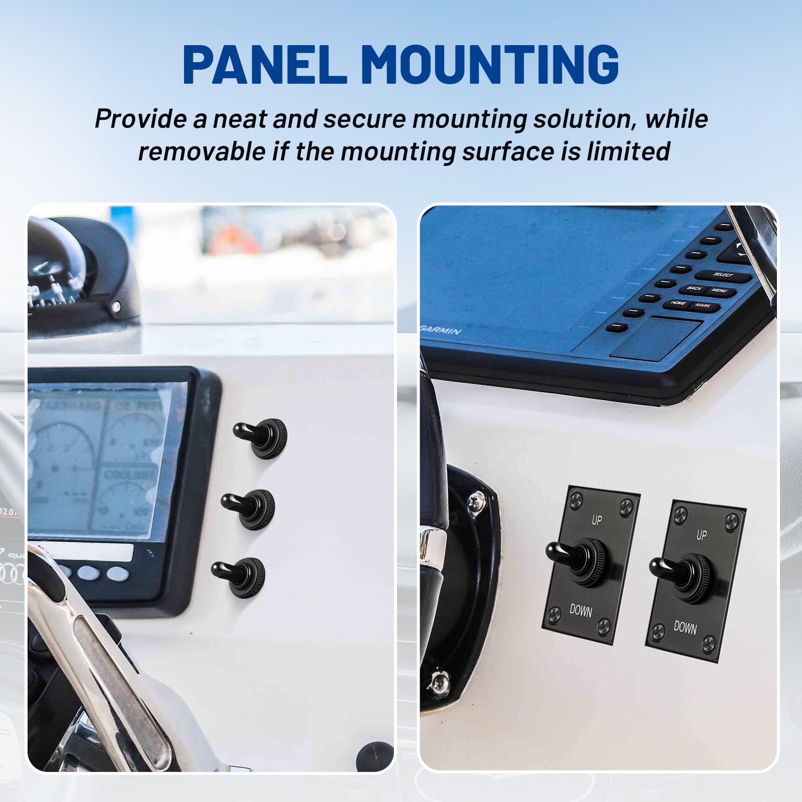 Snapklik.com : Anina Marine Toggle Switch Heavy Duty 3 Pin Control Trim ...