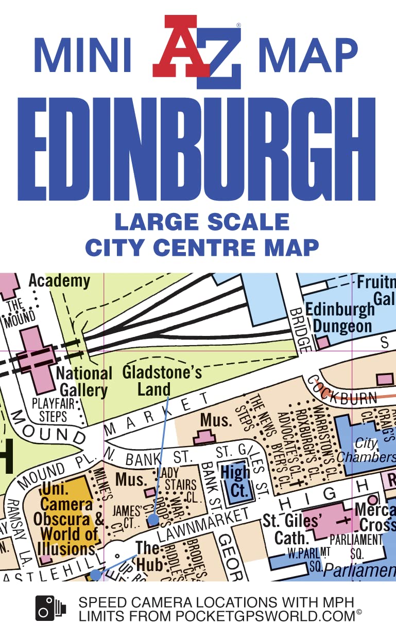 Edinburgh A-Z Mini Map (A-Z Mini Maps): Amazon.co.uk: Geographers A-Z ...