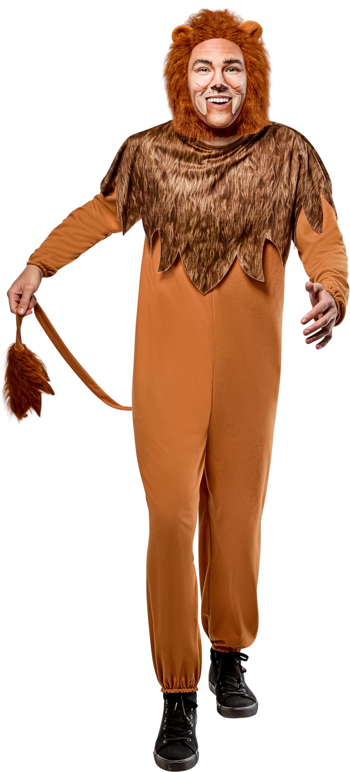 Amazon.com: Cowardly Lion Costume for Adult : Clothing, Shoes & Jewelry