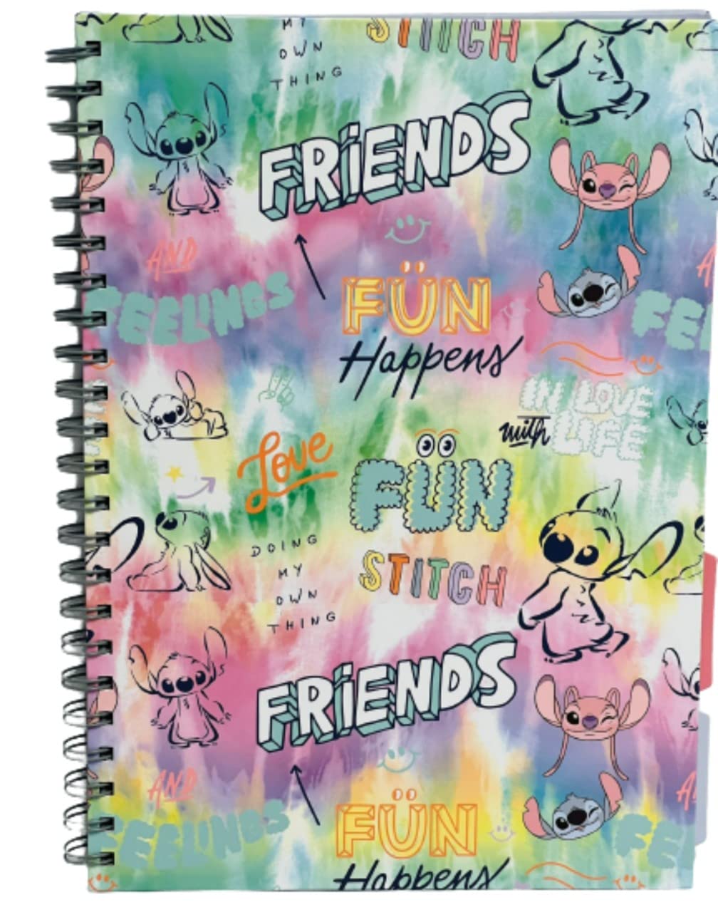 Disney Lilo & Stitch Notebook Diary Journal Lined Pages Wired Note Book ...