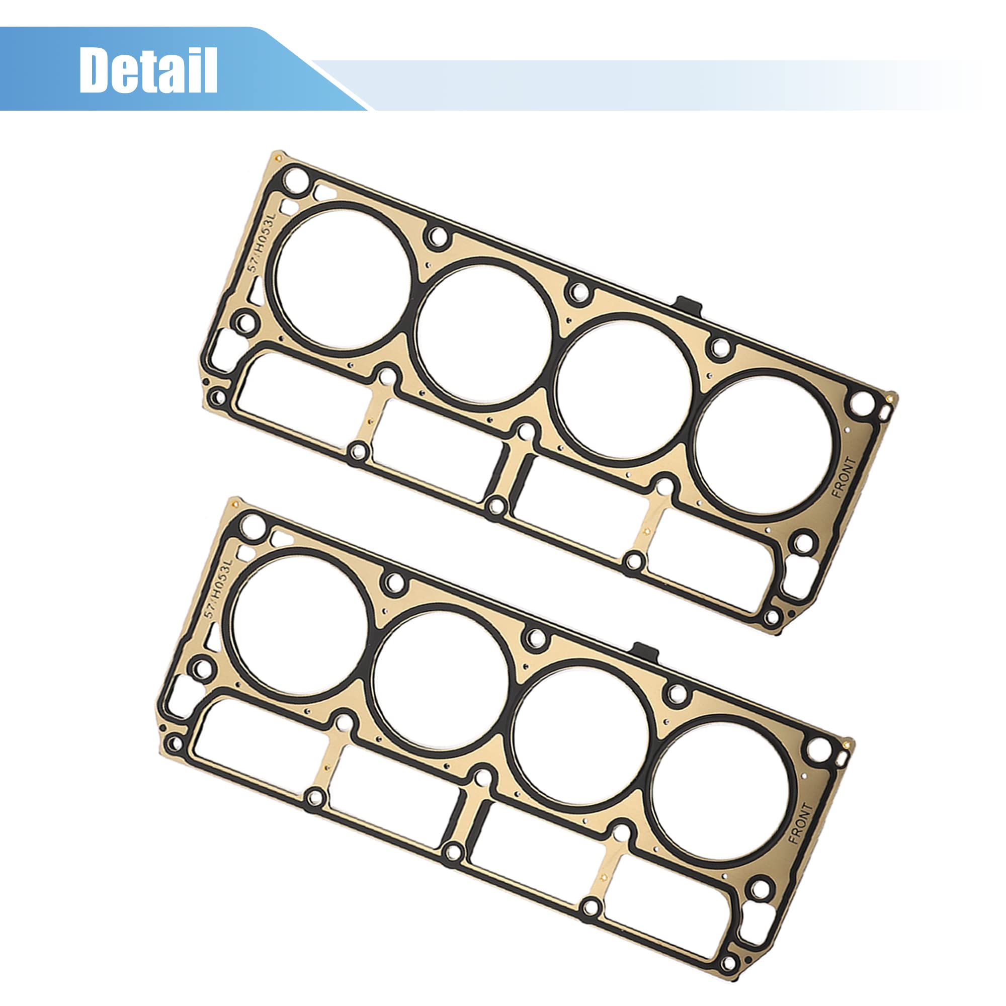 X AUTOHAUX 2pcs Cylinder Head Gasket Engine Gasket 12589226 12573949 ...