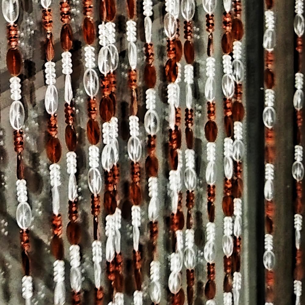 Amazon.com: ave split Beaded Curtain Doorways Acrylic Hanging Door ...