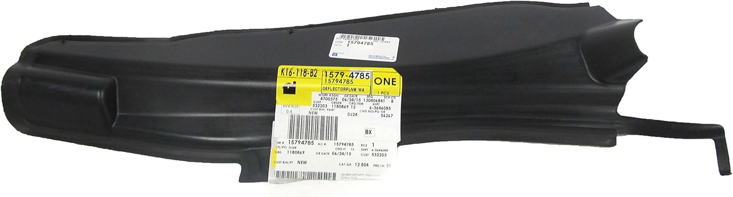 Amazon.com: General Motors OEM Black Lower Frame Water Deflector for 04 ...