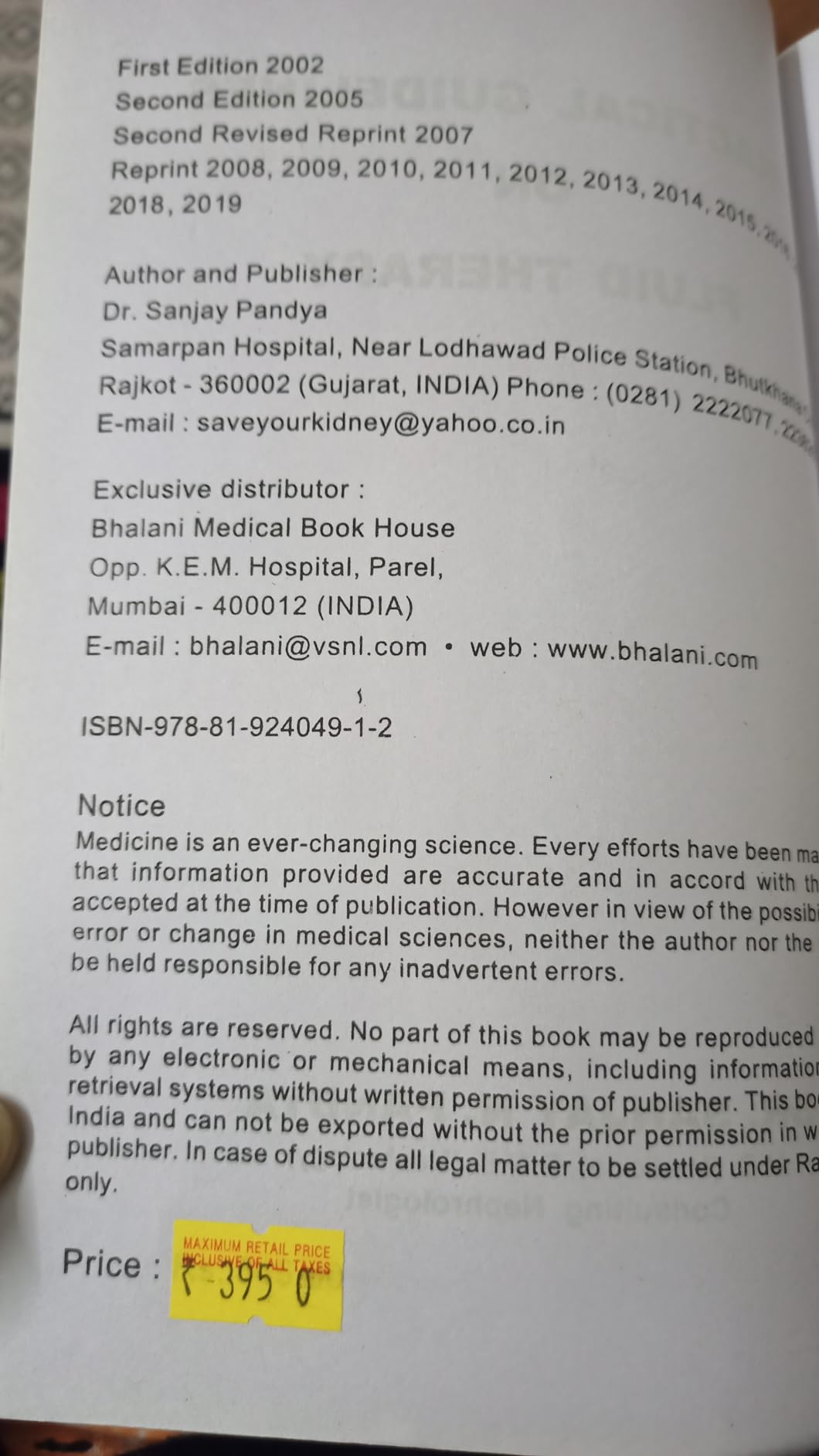 Practical Guidelines on Fluid Therapy: By Dr. Sanjay Pandya eBook ...