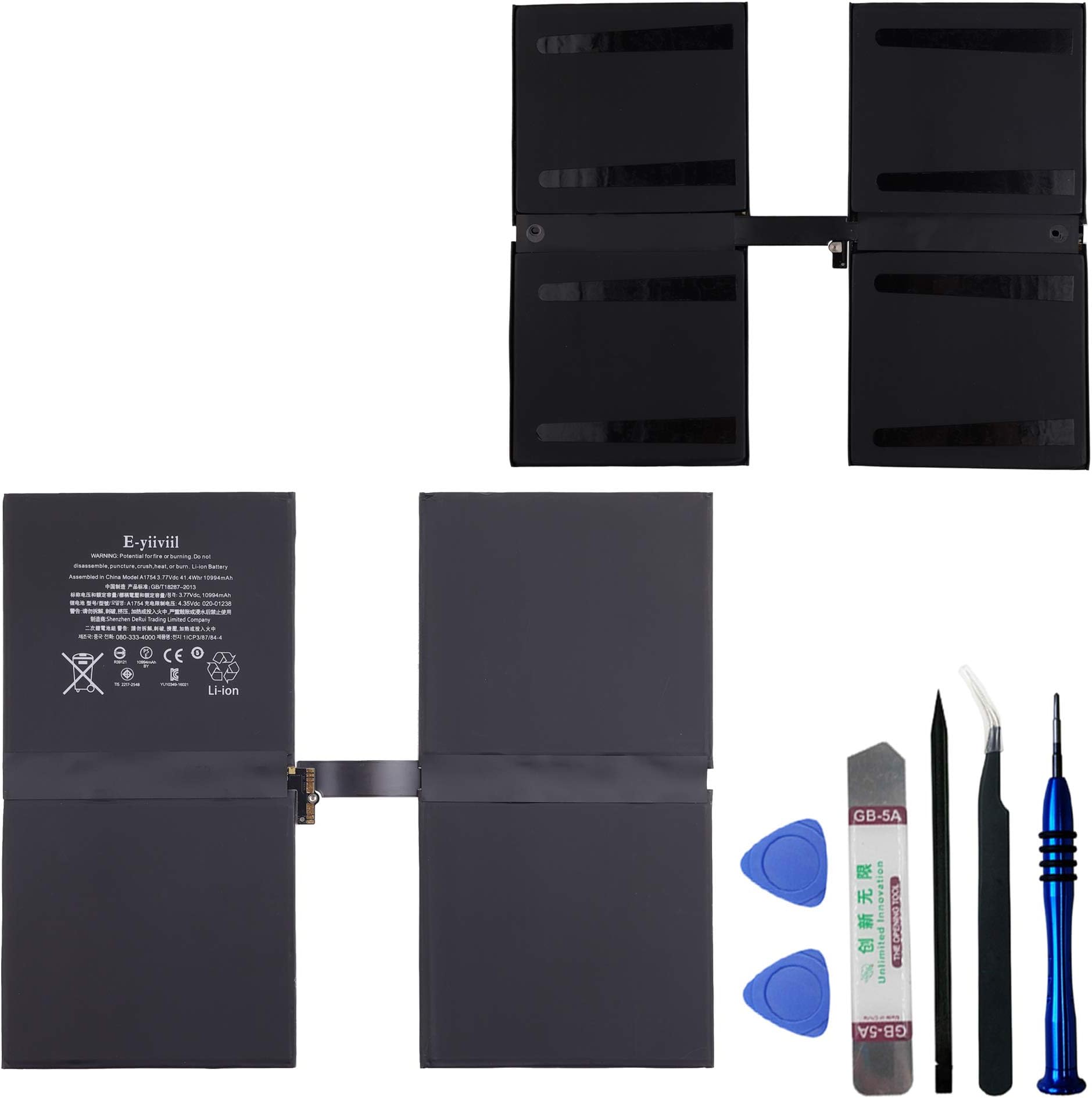 Amazon.com: MULS A1577 Tablet Battery for Apple iPad Pro 12.9” 1st Gen ...