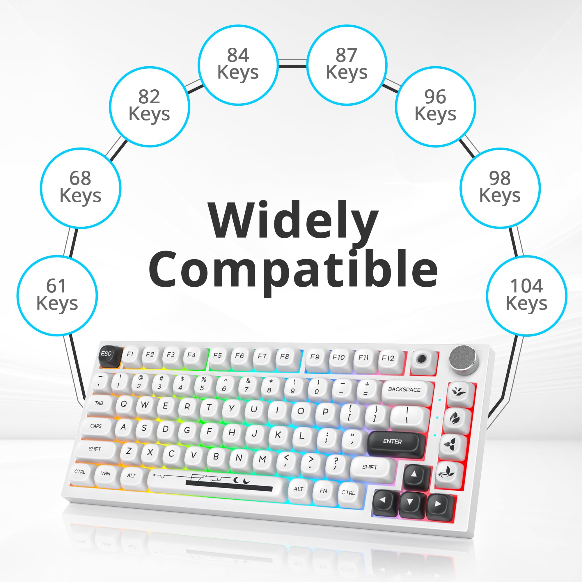 Snapklik.com : Mosptnspg 145 PBT Custom Cartoon Keycaps, MOA Profile ...