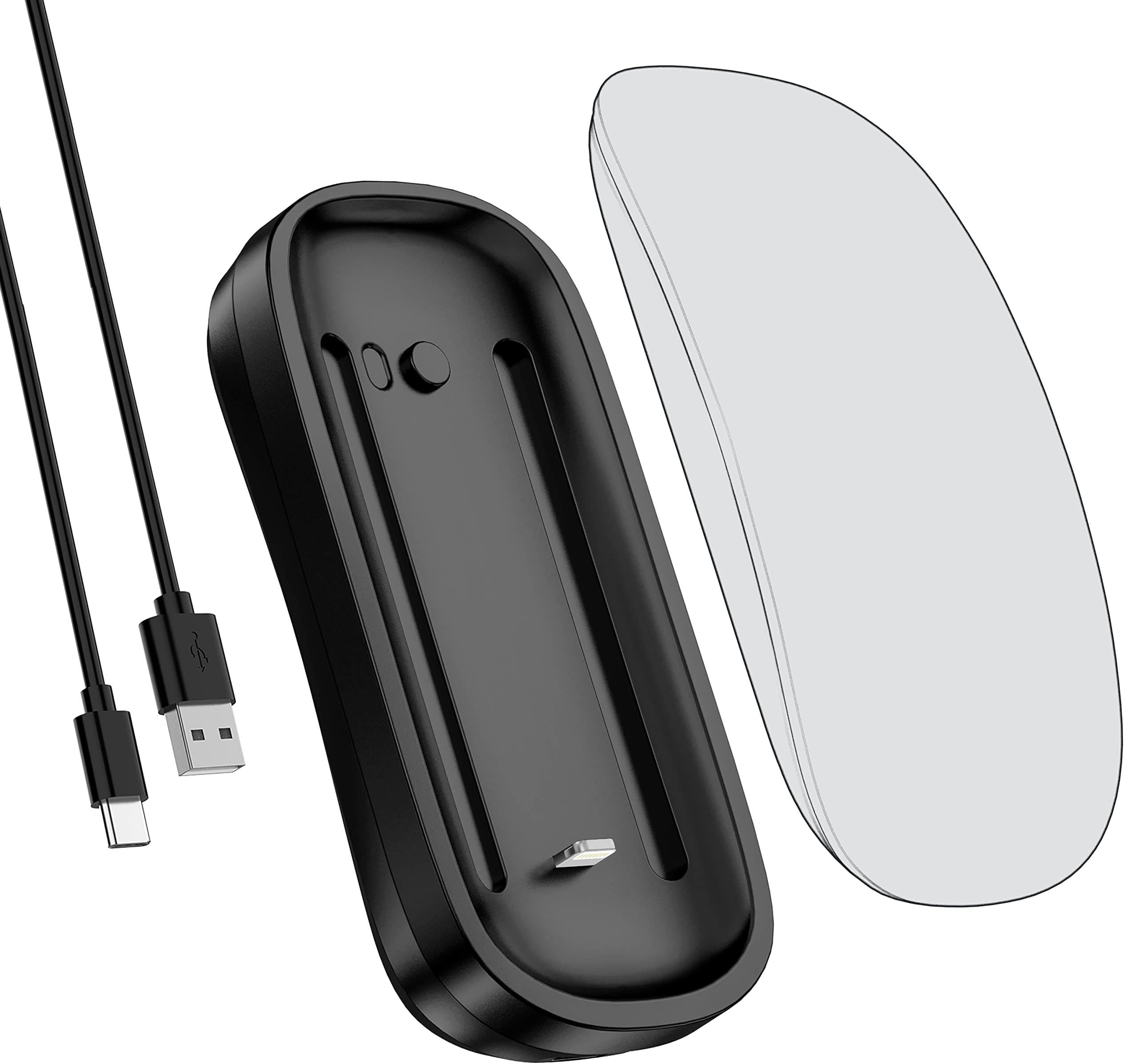 Amazon.com: ROUNKIN Magic Mouse Charger-Magnetic Adsorption Design ...