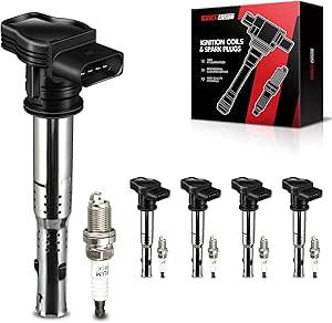 Amazon.com: Torchbeam Set of 5 UF575 Ignition Coils Packs and Iridium Spark Plugs Fit for ...