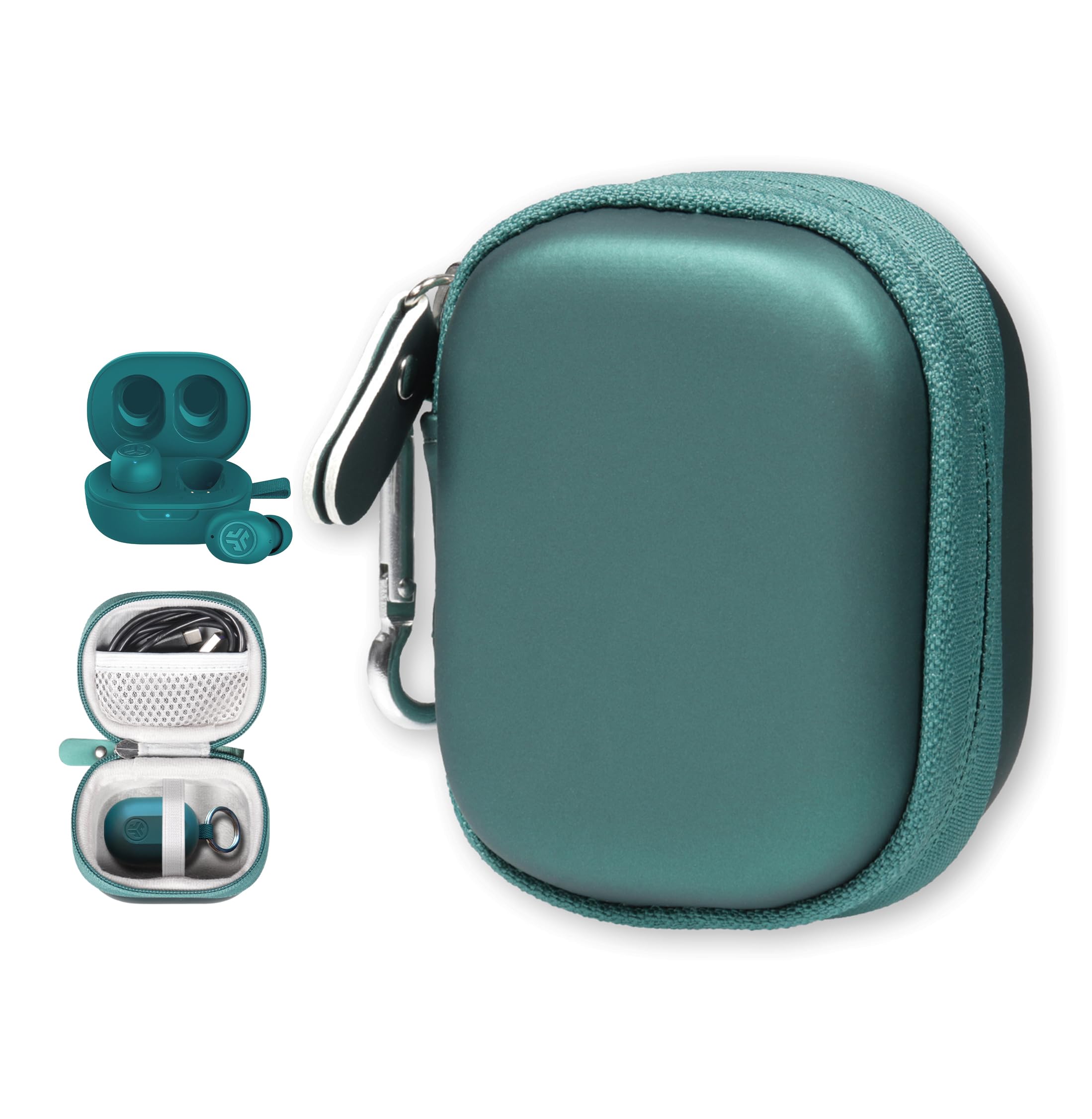 Amazon.com: HMPAIMON Earbuds Case for JLab JBuds Mini True Wireless ...