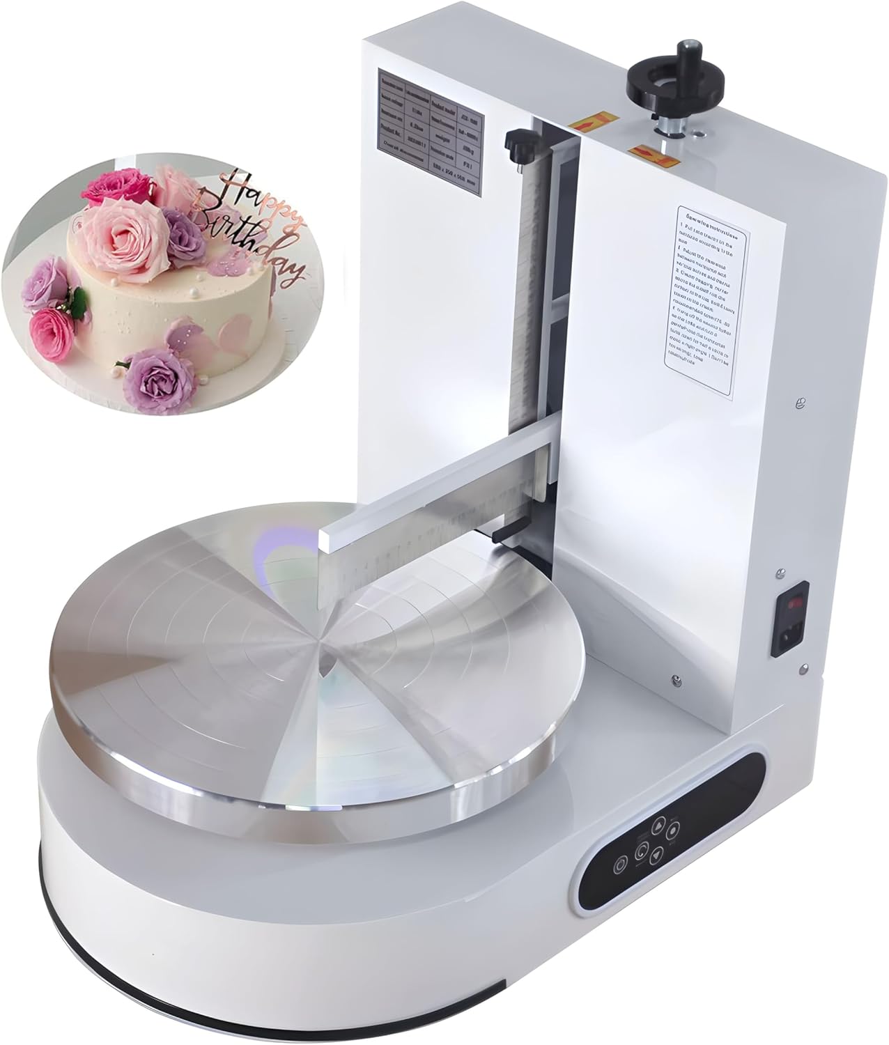Amazon.com: Semi Automatic Birthday Cake Smoothing Coating Machine ...