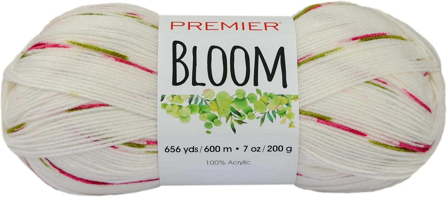 Amazon.com: Premier Yarns Bloom DK Weight Yarn, Self-Patterning, Ideal ...