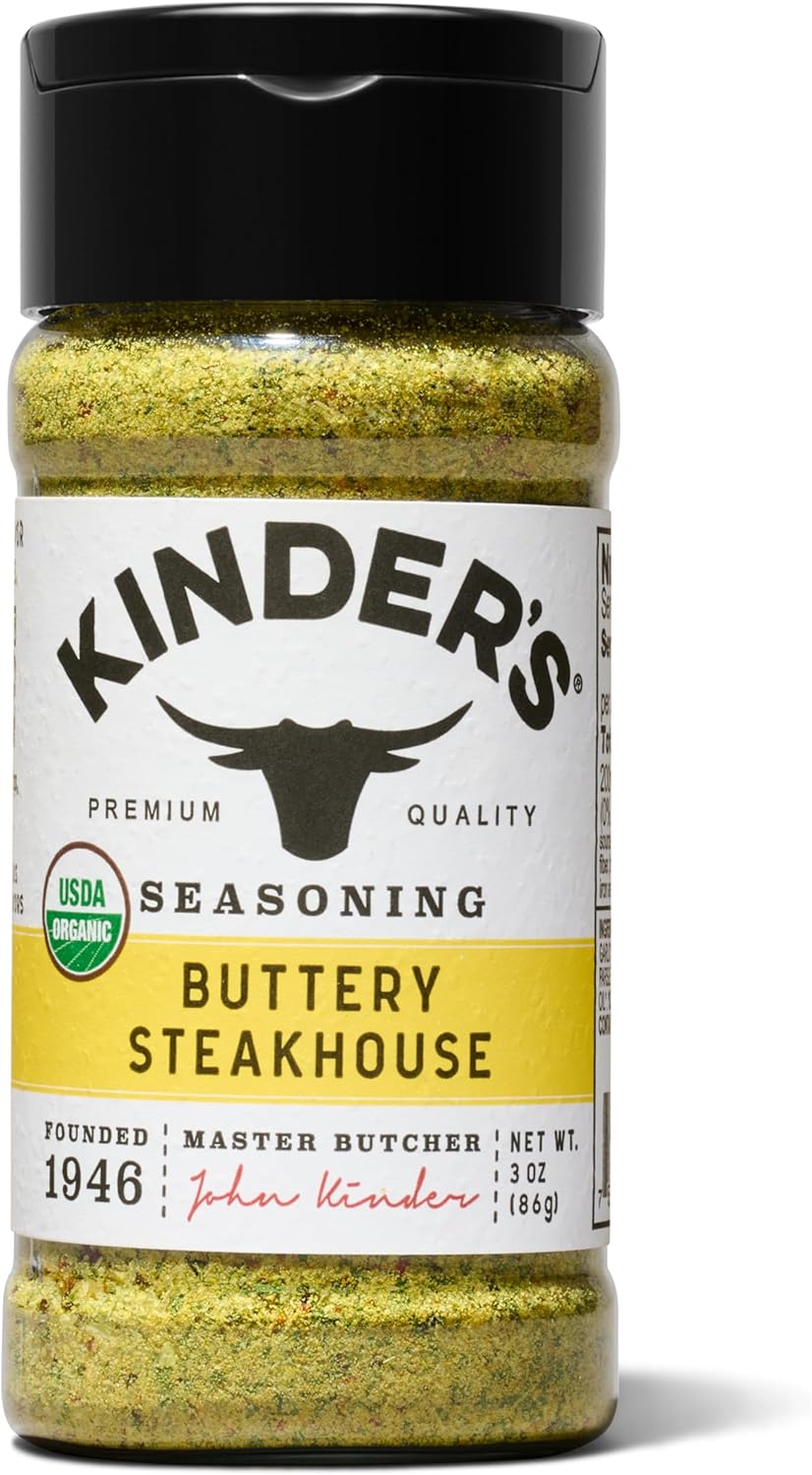 Kinder's Organic Buttery Steakhouse Rub Seasoning